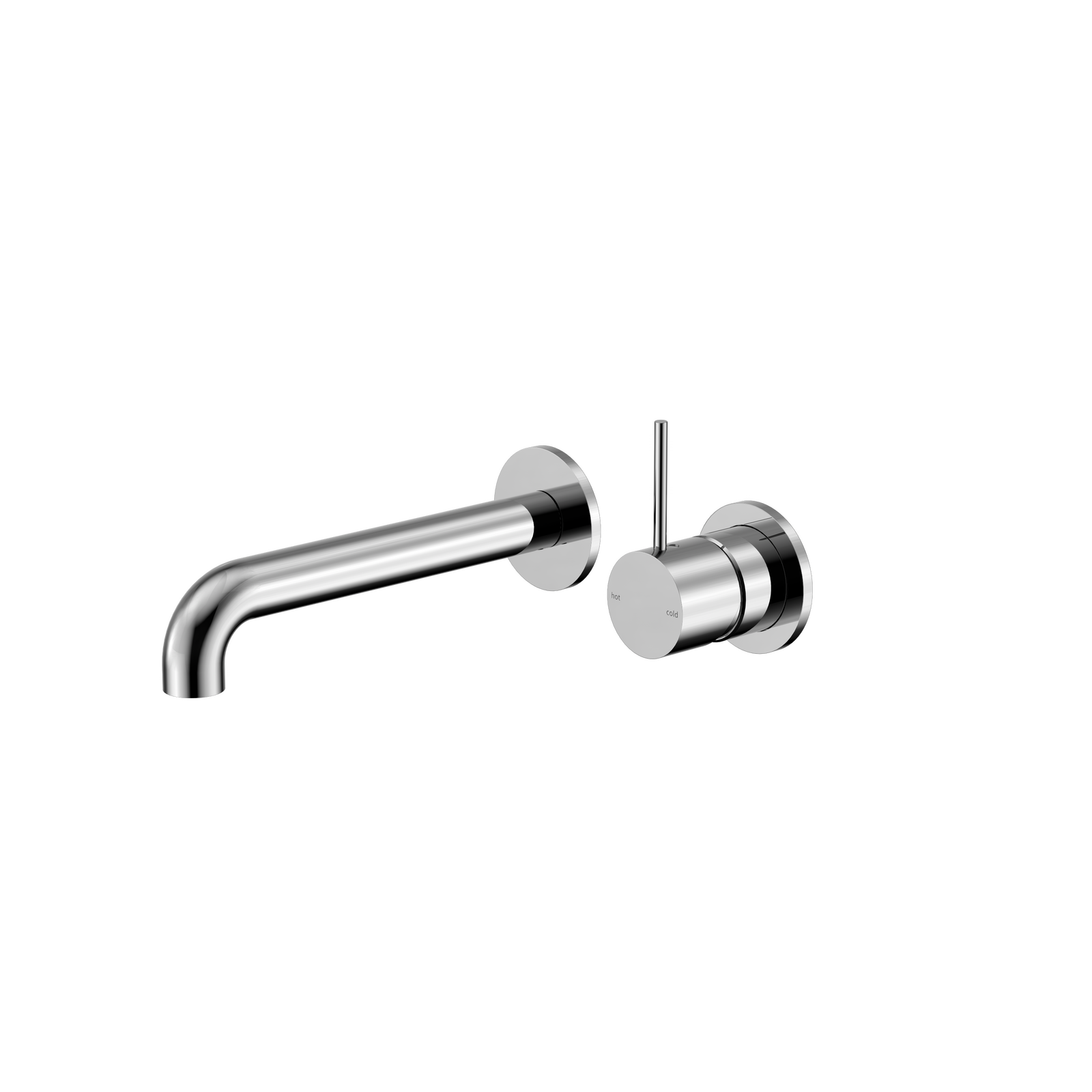 Wall Basin / Bath Mixer Spout Handle Up | Mecca